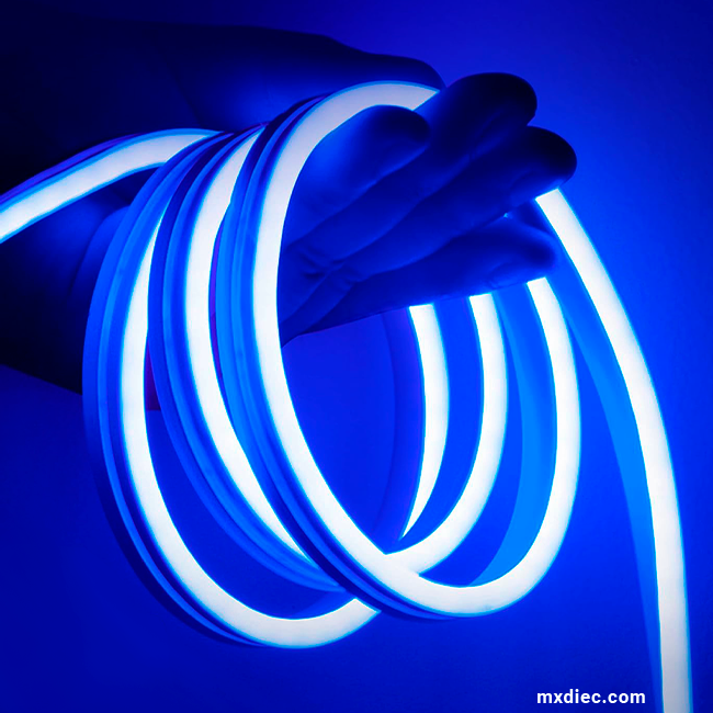 TIRA LED NEON FLEX AZUL REY